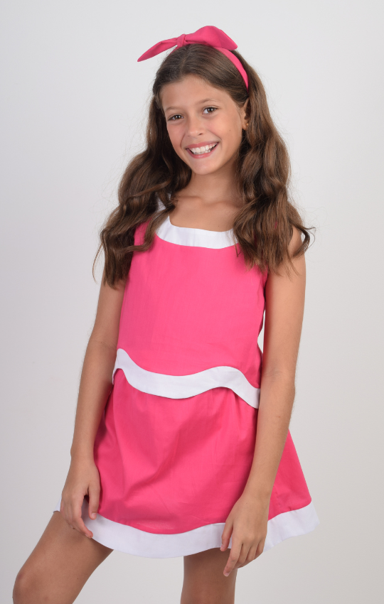 Set Fucsia Ondas Blancas – ZOCCA ONLINE